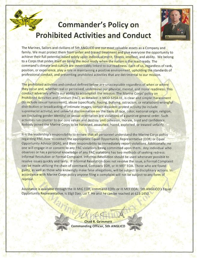 Prohibited-Activities-and-Conduct